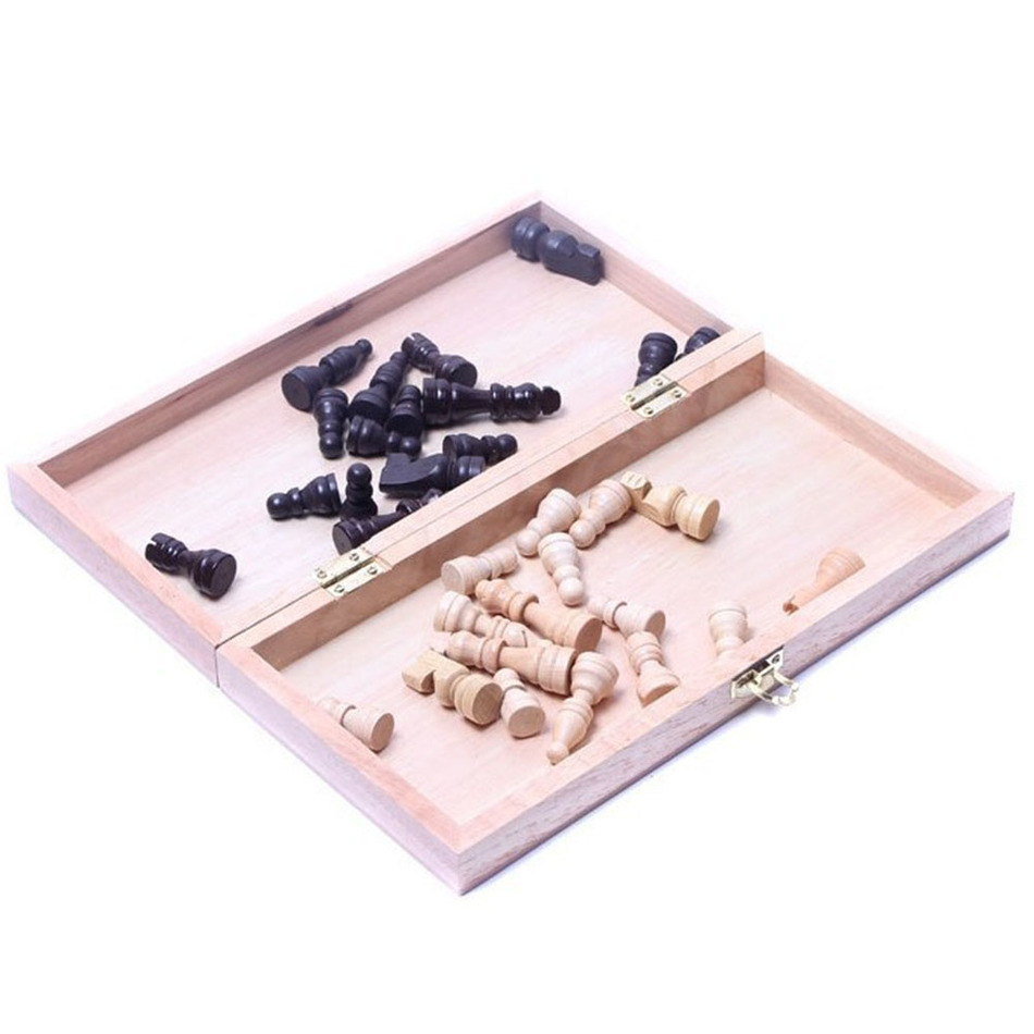 Wooden Foldable Chess Set - Learn Chess 101.Com-Learn How To Play Chess ...